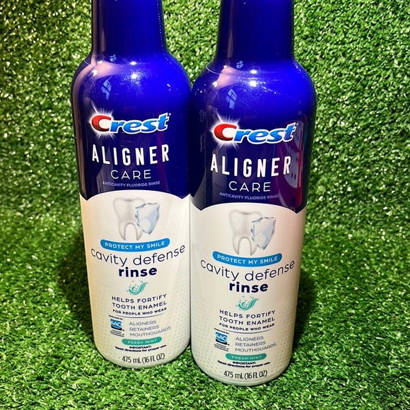 Crest | Other | 2 Crest Aligner Care Cavity Defense Rinse 6 Fl Oz Ea ...